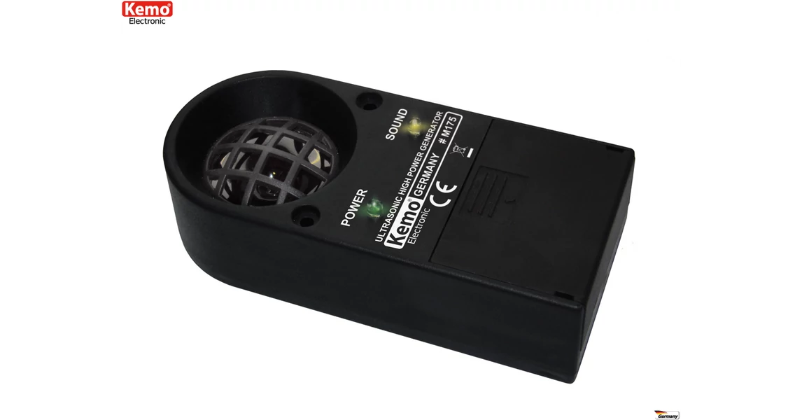 KEMO M175 12V ultrahangos állatriasztó – 100 m² hatótáv