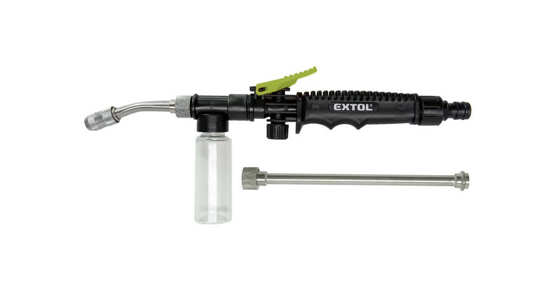 Extol Craft permetező- és locsoló fej, kézi, locsolótömlőhöz, hossz: 31 ...